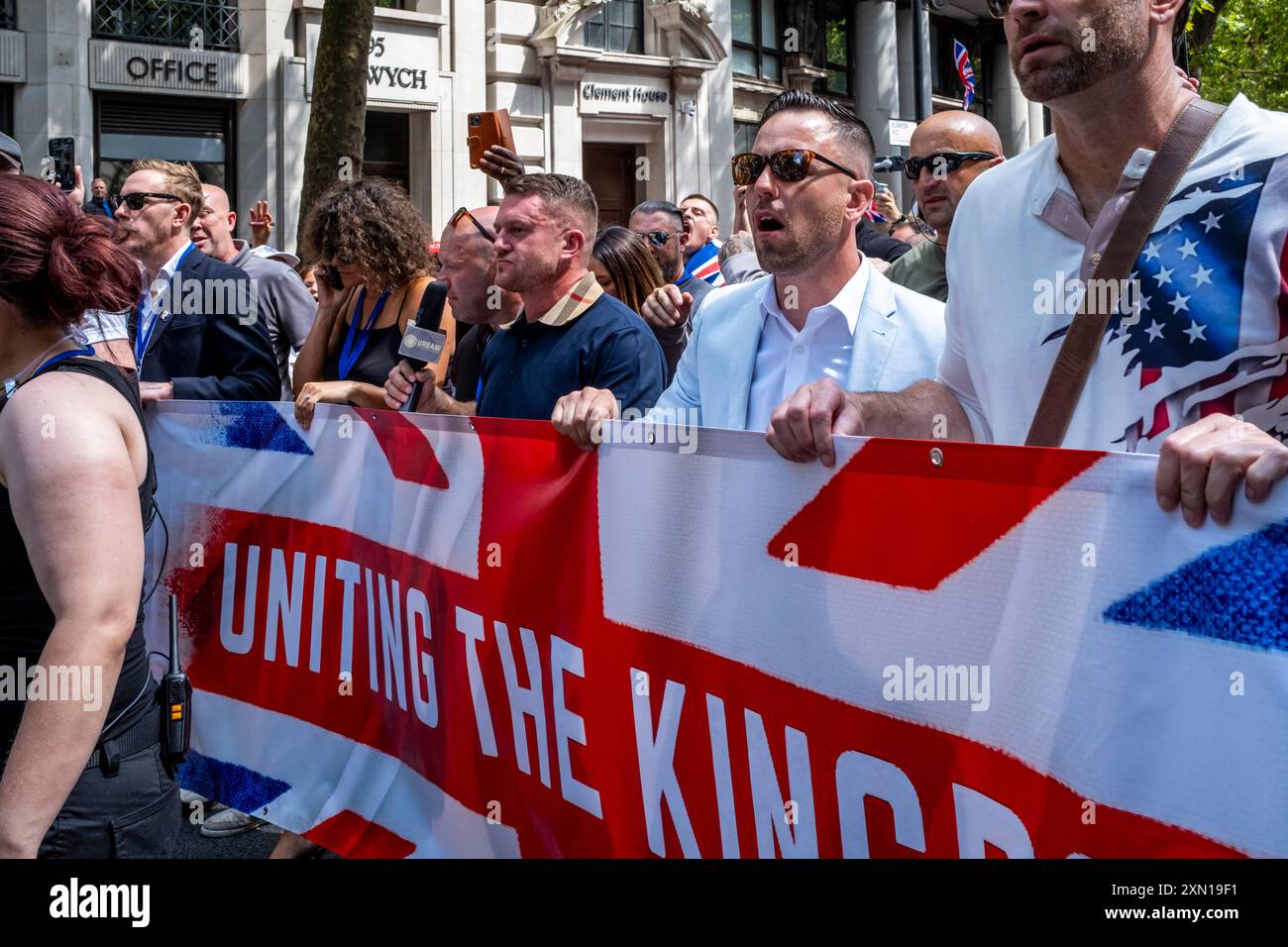 The Right Wing Activist Tommy Robinson Marches Through Central London ...