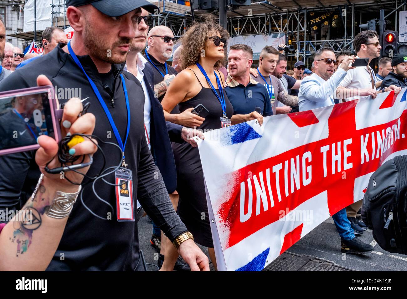 The Right Wing Activist Tommy Robinson Marches Through Central London ...