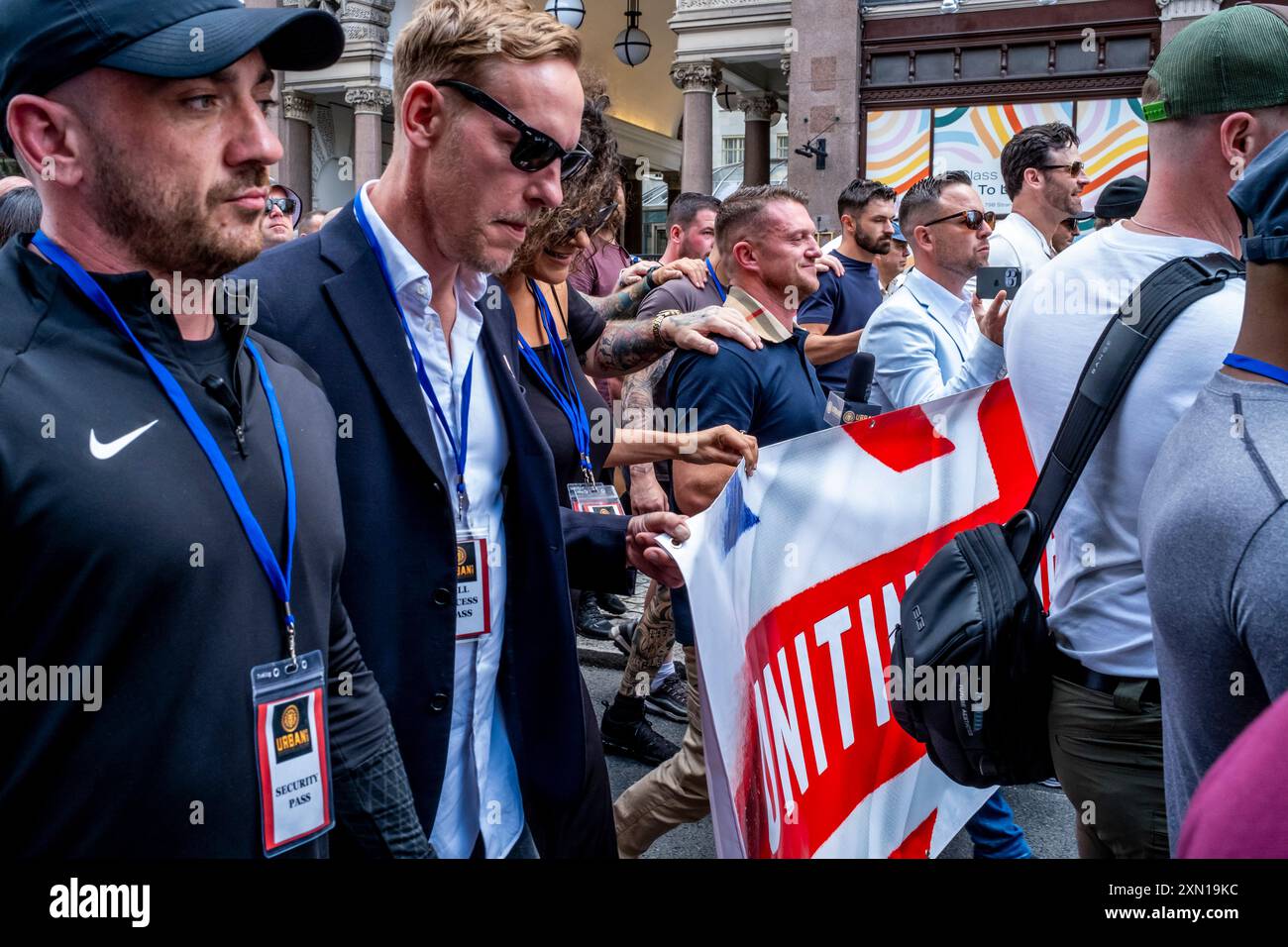 The Right Wing Activist Tommy Robinson Marches Through Central London ...