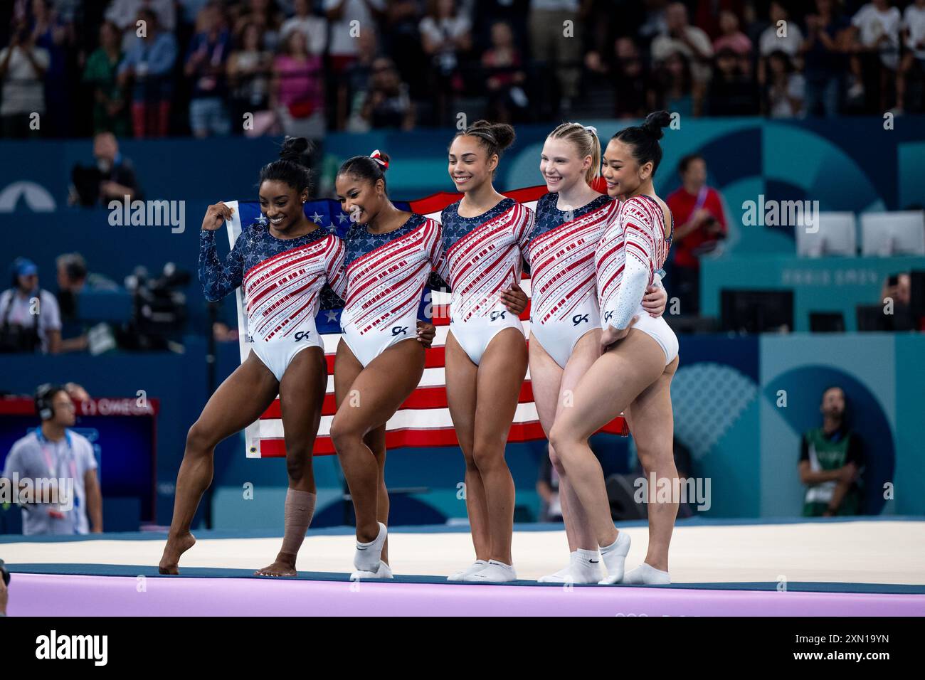 BILES Simone (USA), CHILES Jordan (USA), RIVERA Hezly (USA), CAREY Jade ...