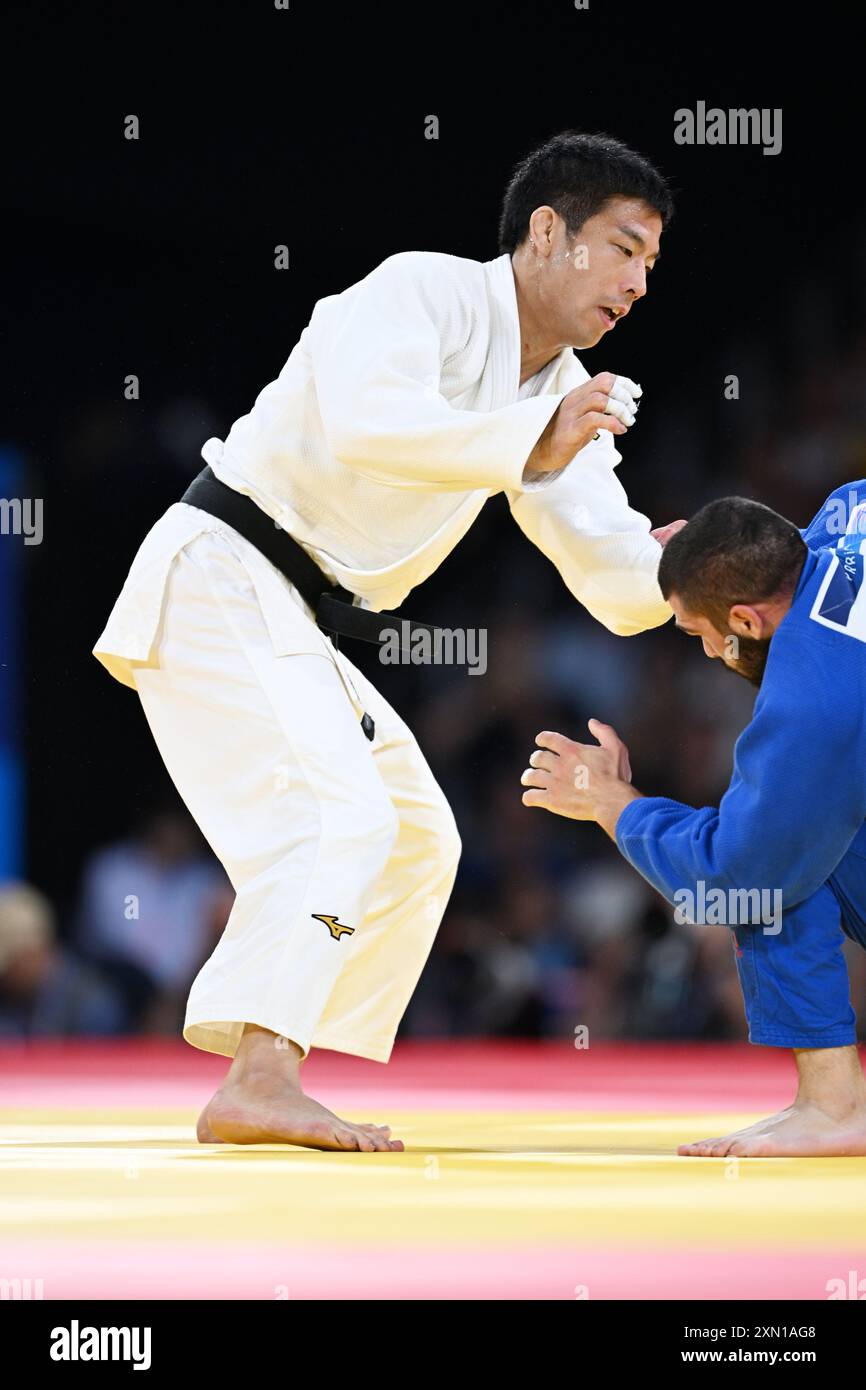 Paris, France. Credit: MATSUO. 30th July, 2024. Takanori Nagase (JPN) Judo : Men's -81kg ...
