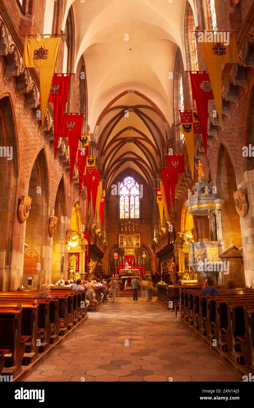 Interior of St. John the Baptist cathedral in Wroclaw in Poland in Europe Stock Photo - Alamy