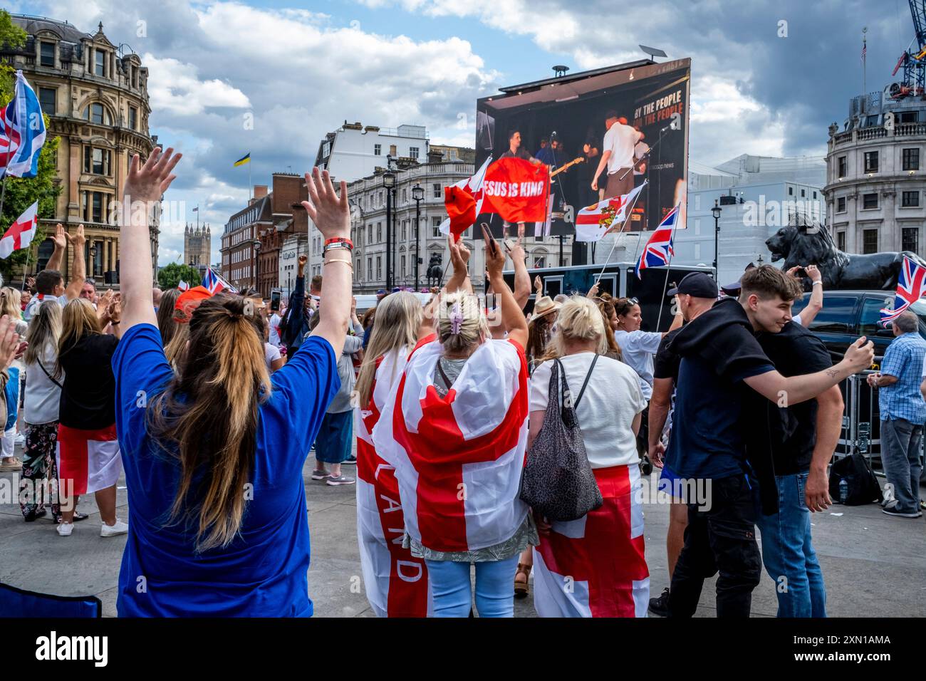 Christians Attend The July 27th Uniting The Kingdom Rally In Trafalgar ...