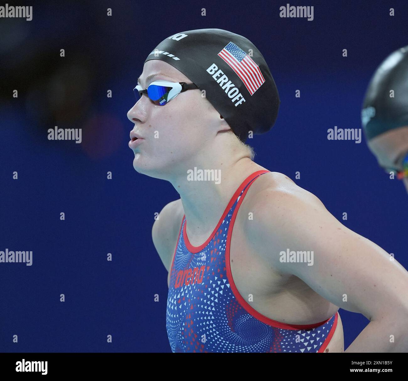United States' BERKOFF Katharine prepares for the women's swimming 100m ...