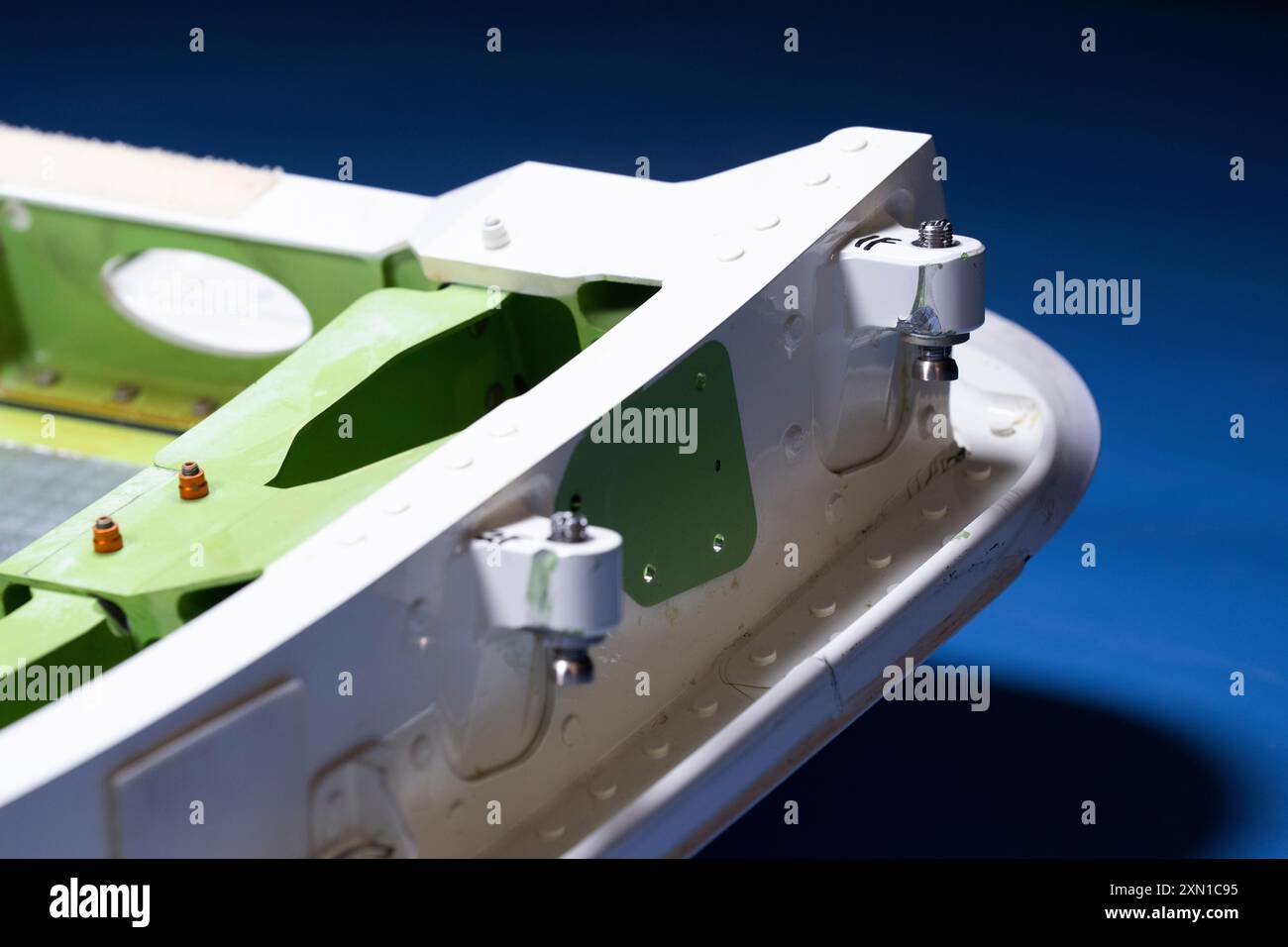The top section of the door plug from the Alaska Airlines Flight 1282's ...