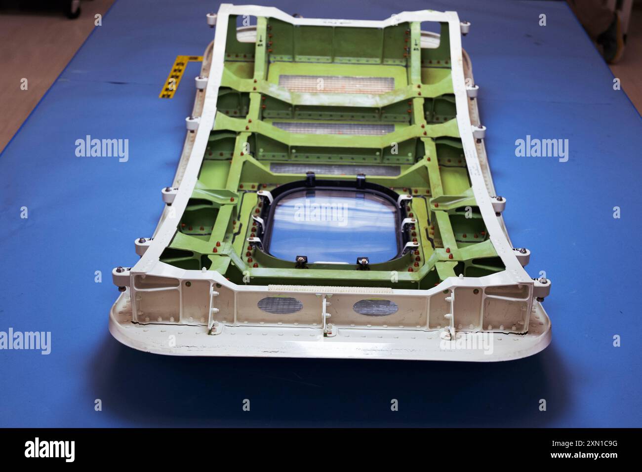 The door plug from the Alaska Airlines Flight 1282's Boeing 737-9 MAX ...