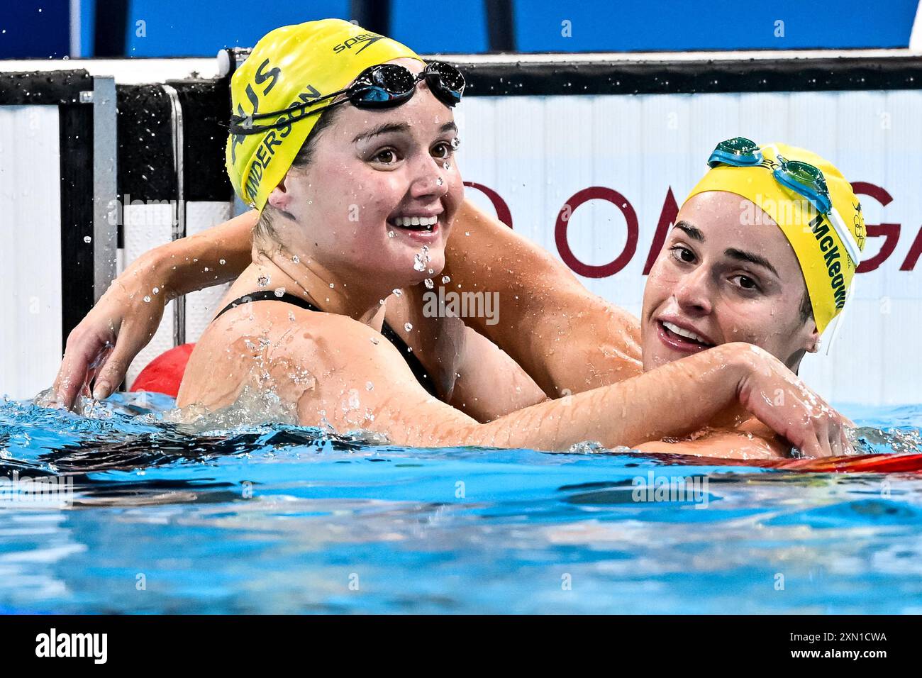 Paris, France. 30th July, 2024. Iona Anderson and Kaylee Mckeown of ...