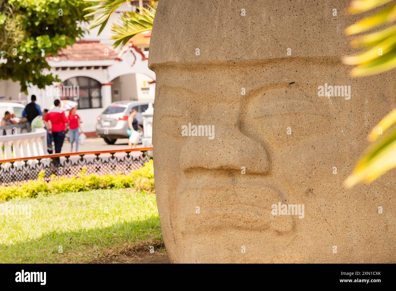 Santiago Tuxtla, Veracruz, Mexico - July 5, 2023: Summer sun shines on ...