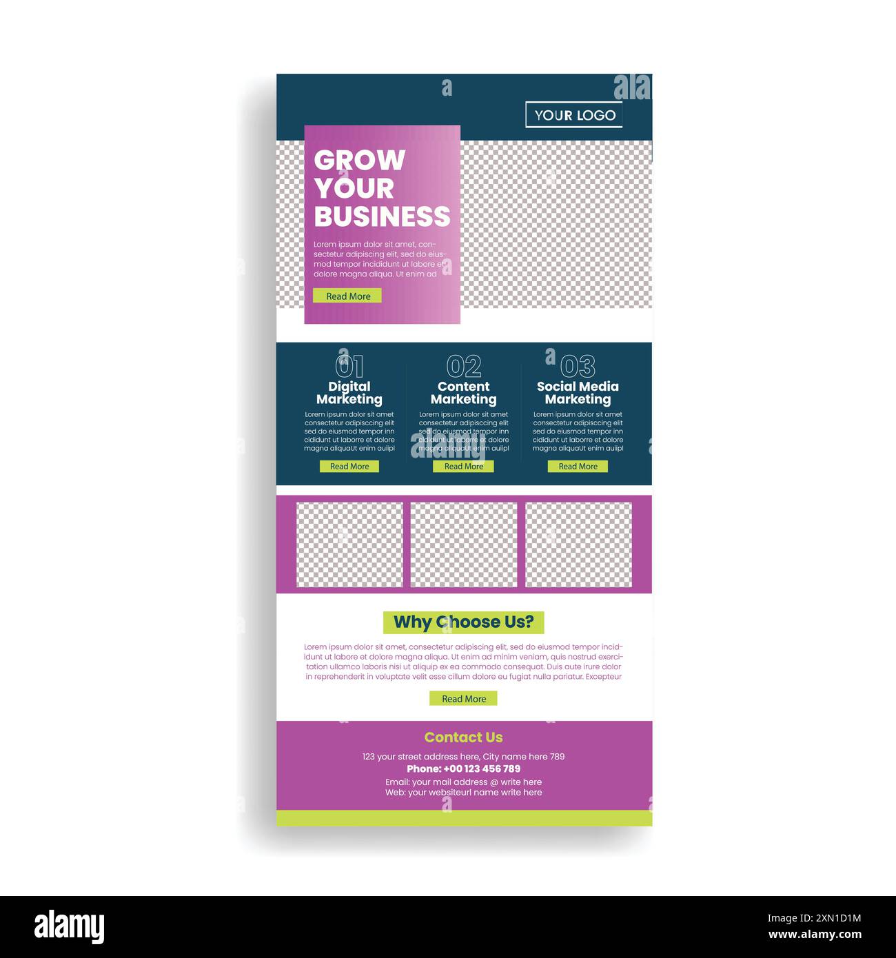 Minimalist newspaper layout hi-res stock photography and images - Alamy