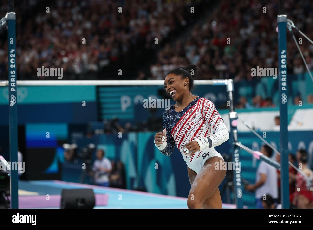 PARIS, FRANCE. 30th July, 2024. Simone Biles of Team United State ...