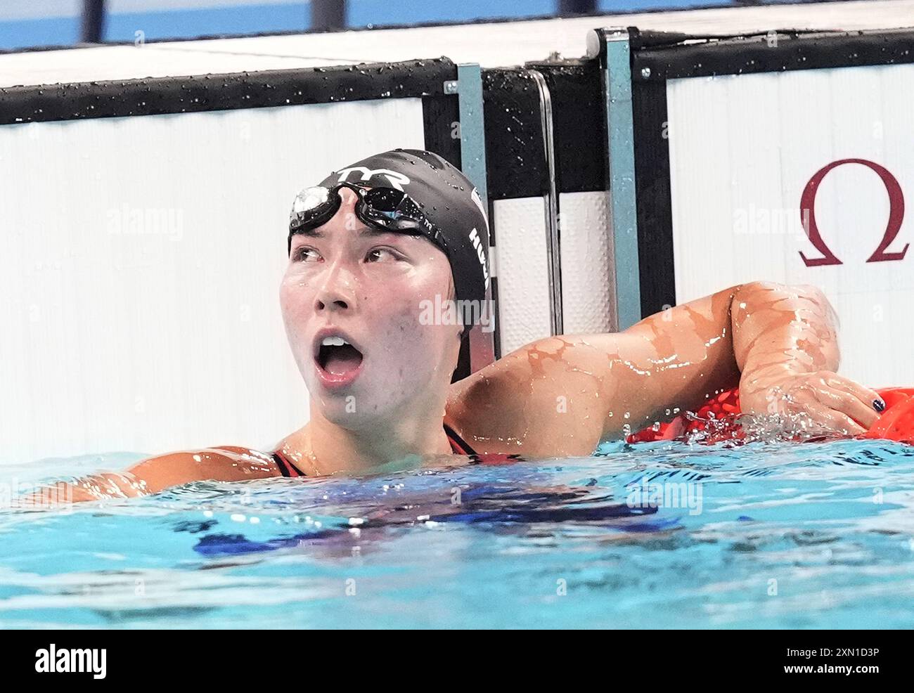 Paris, France. 30th July, 2024. Torri Huske of the U.S. finishes fourth ...
