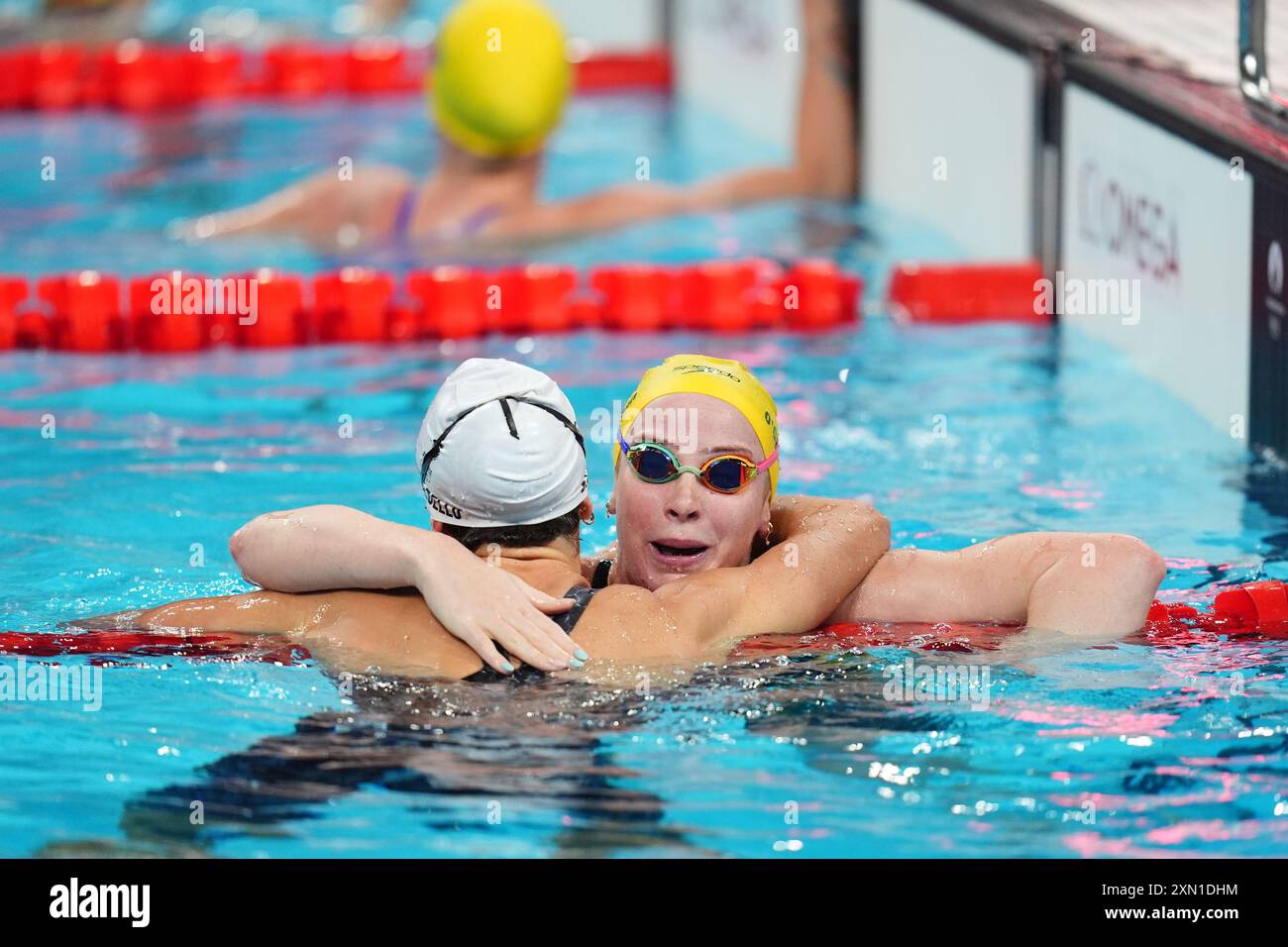 Australia's Mollie O'Callaghan in action during the women's 100m ...