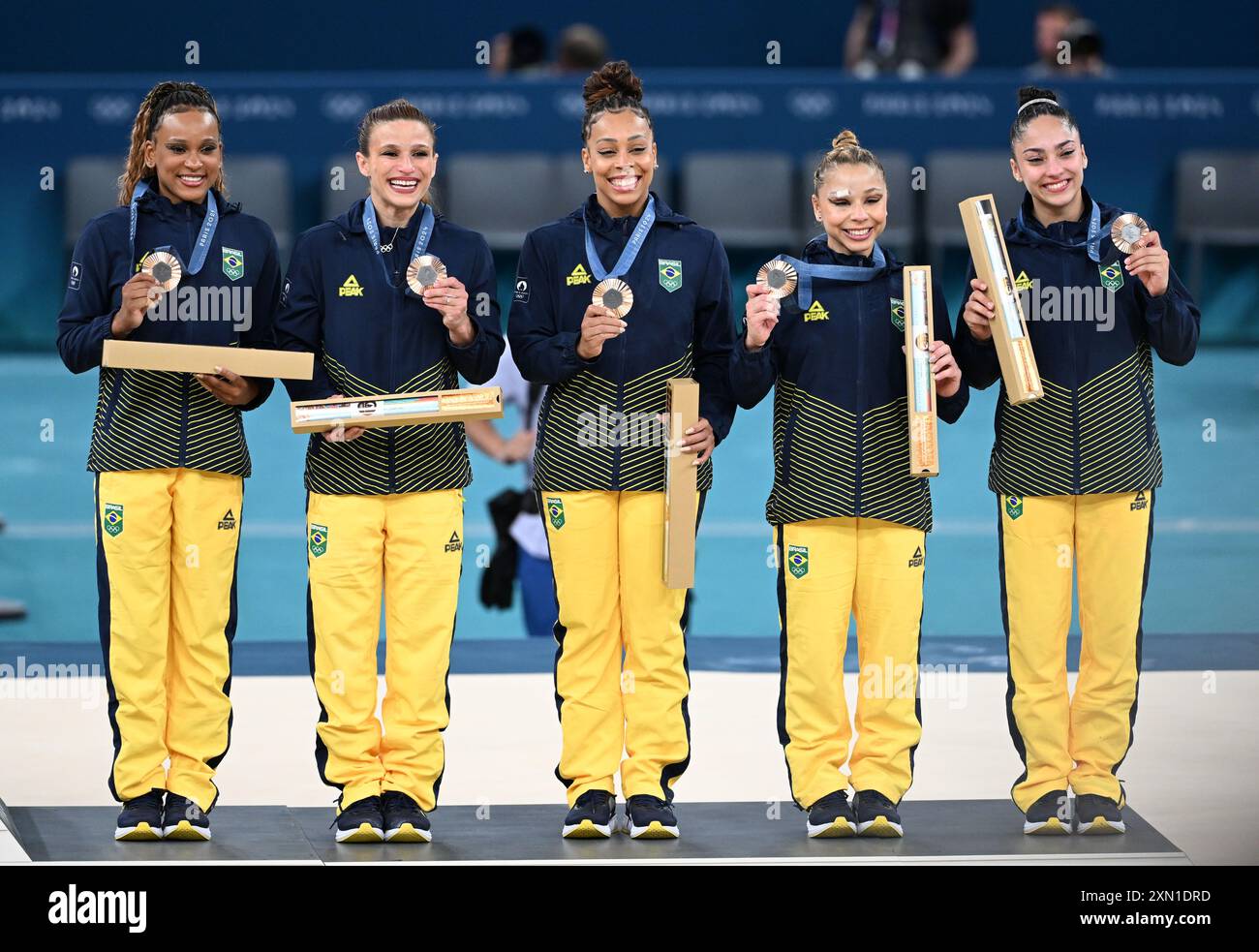 Paris 2024 medals hi-res stock photography and images - Alamy