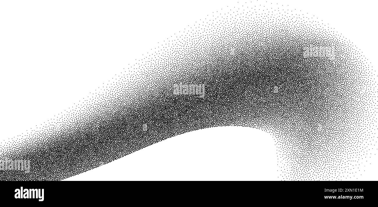 Dotwork abstract background, black grain texture, Abstract stipple sand ...