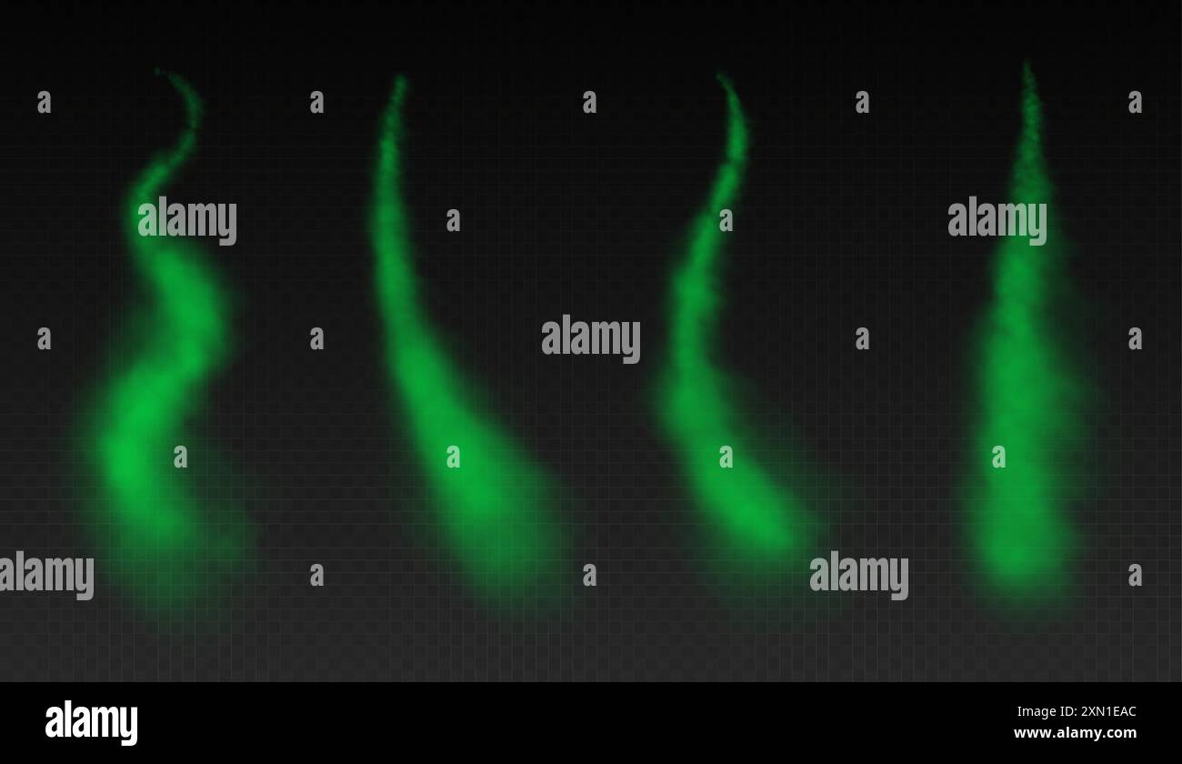Airplane chemtrail Stock Vector Images - Alamy