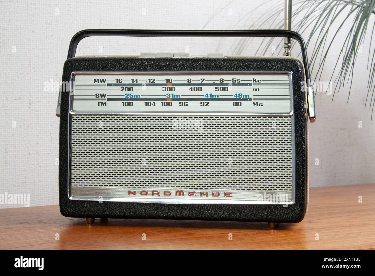 Nordmende Transita Deluxe Portable Radio Front View Stock Photo - Alamy