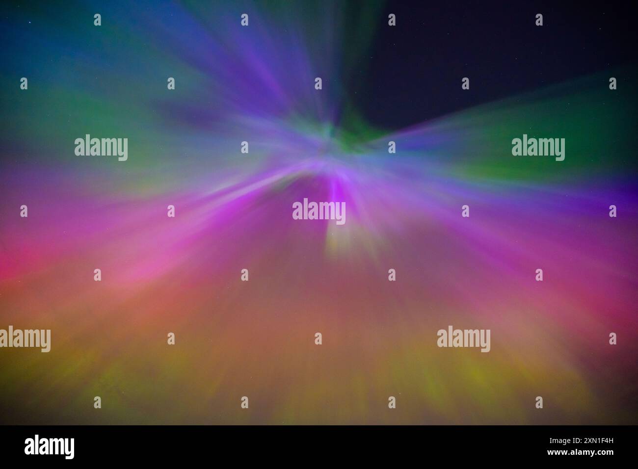 Solar storm aurora green milky hi-res stock photography and images - Alamy