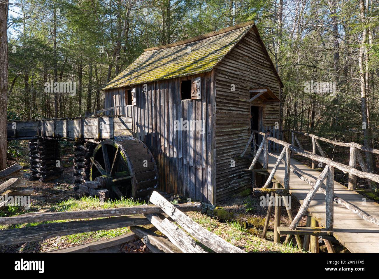 The Cable Mill, an old water powered grist mill and saw mill at Cades ...