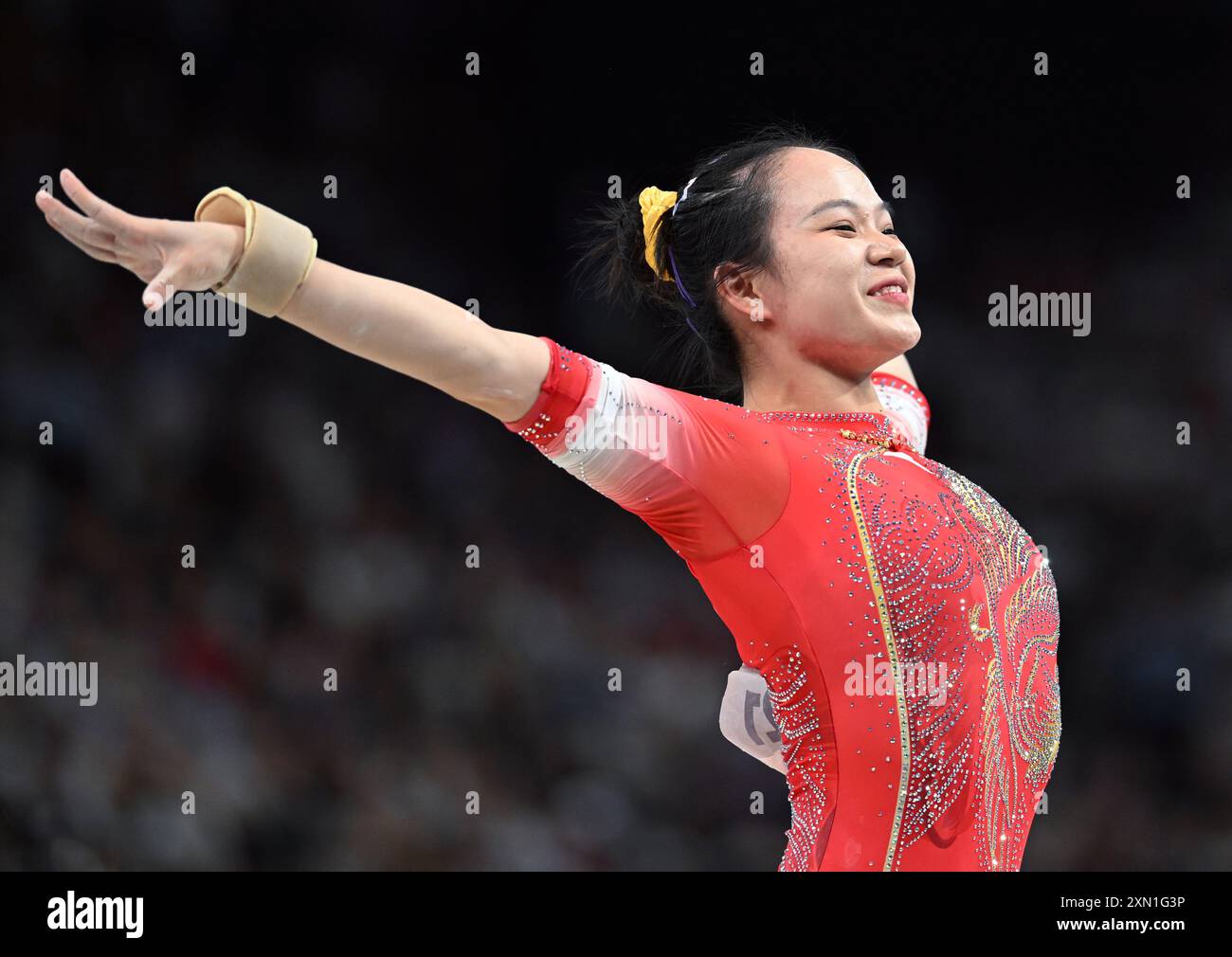 Paris, France. 30th July, 2024. Luo Huan of China competes during the ...