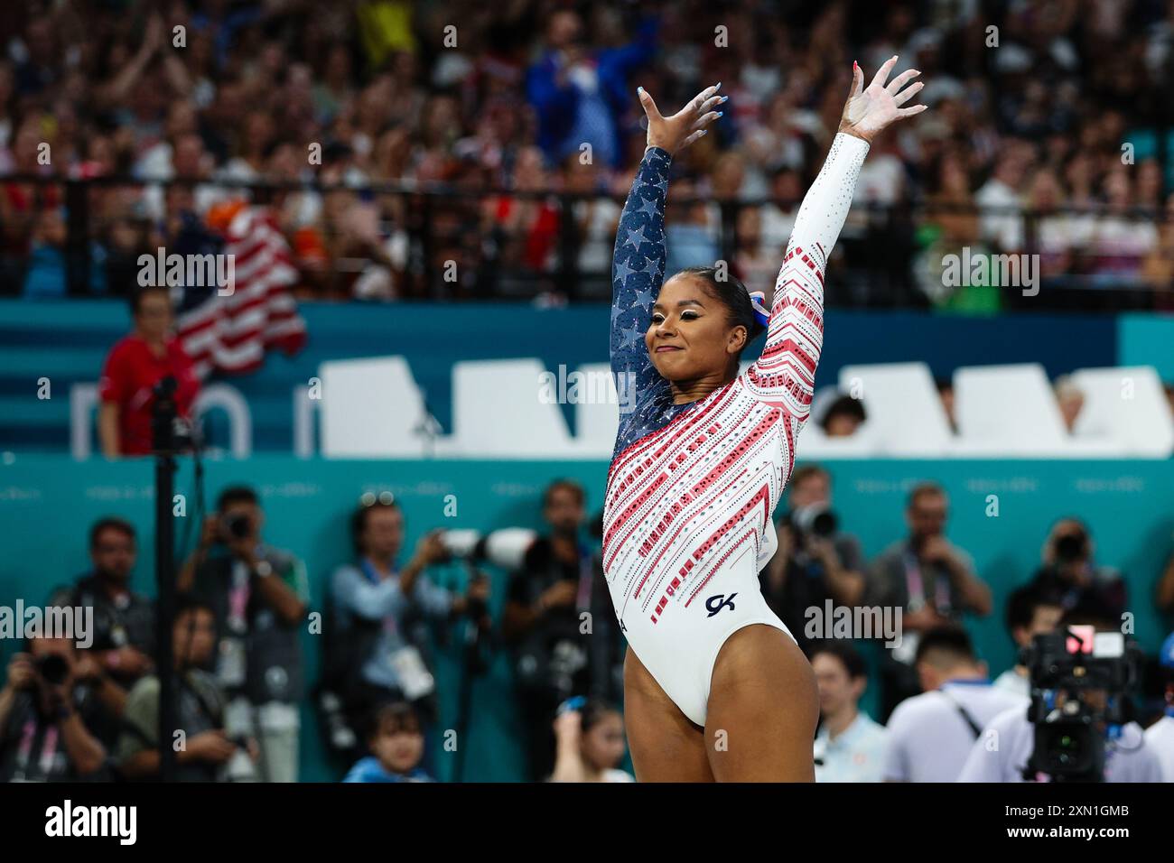 PARIS, FRANCE. 30th July, 2024. Jordan Chiles of Team United States ...
