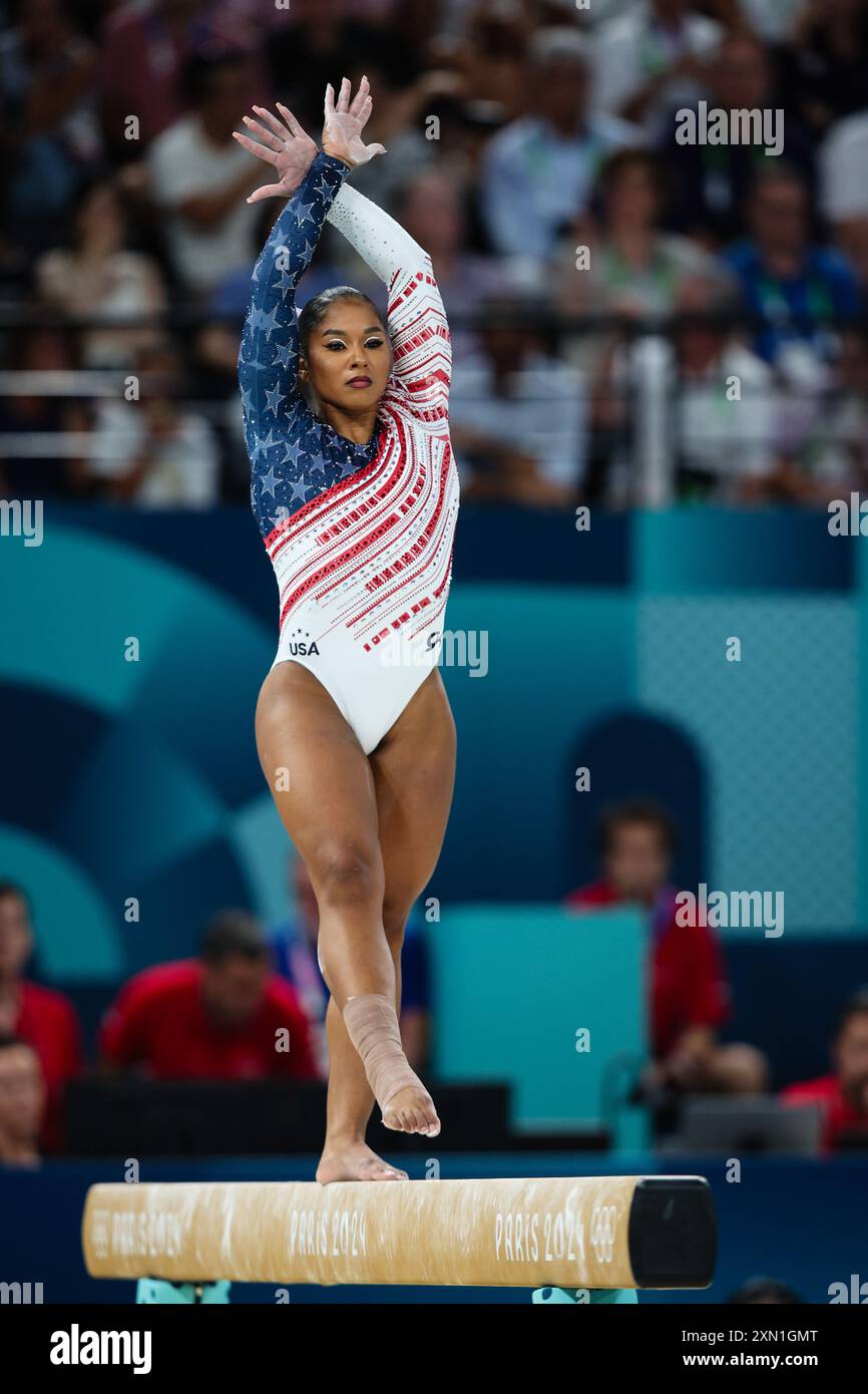 PARIS, FRANCE. 30th July, 2024. Jordan Chiles of Team United States ...