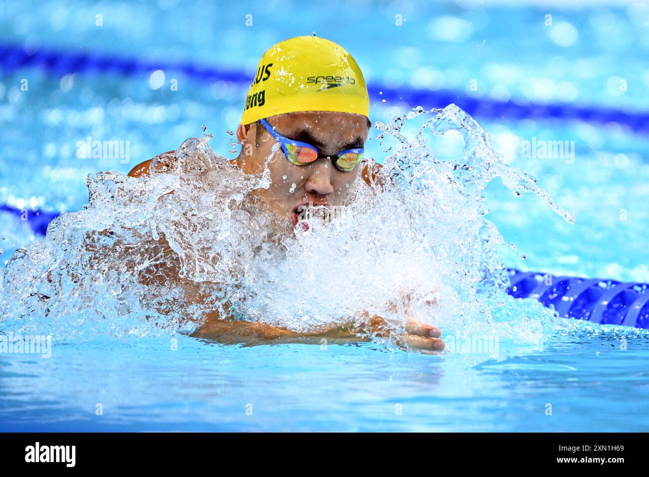 Paris, France. 30th July, 2024. Australian swimmer Joshua Yong during ...