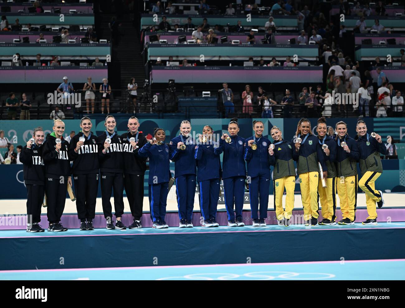 Paris - France, July 30, 2024, Paris Olympics 2024, Women's artistic ...