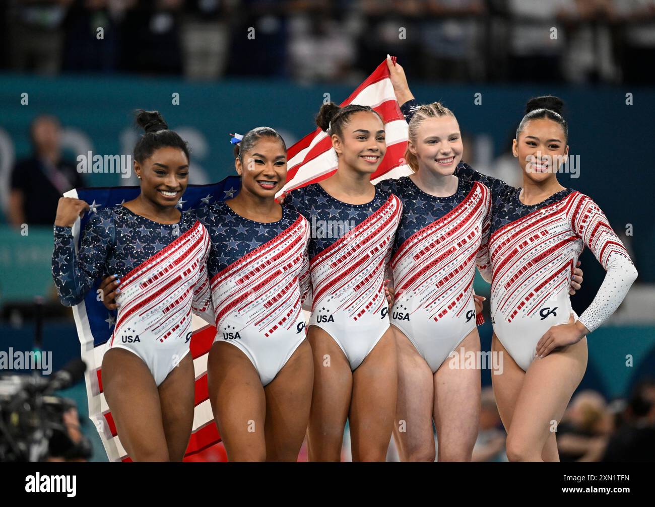 Us womens olympic gymnastics hi-res stock photography and images - Alamy