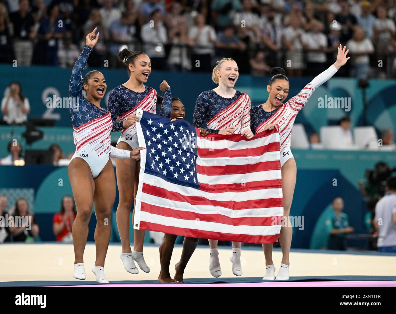 Paris - France, July 30, 2024, Paris Olympics 2024, Women's artistic ...