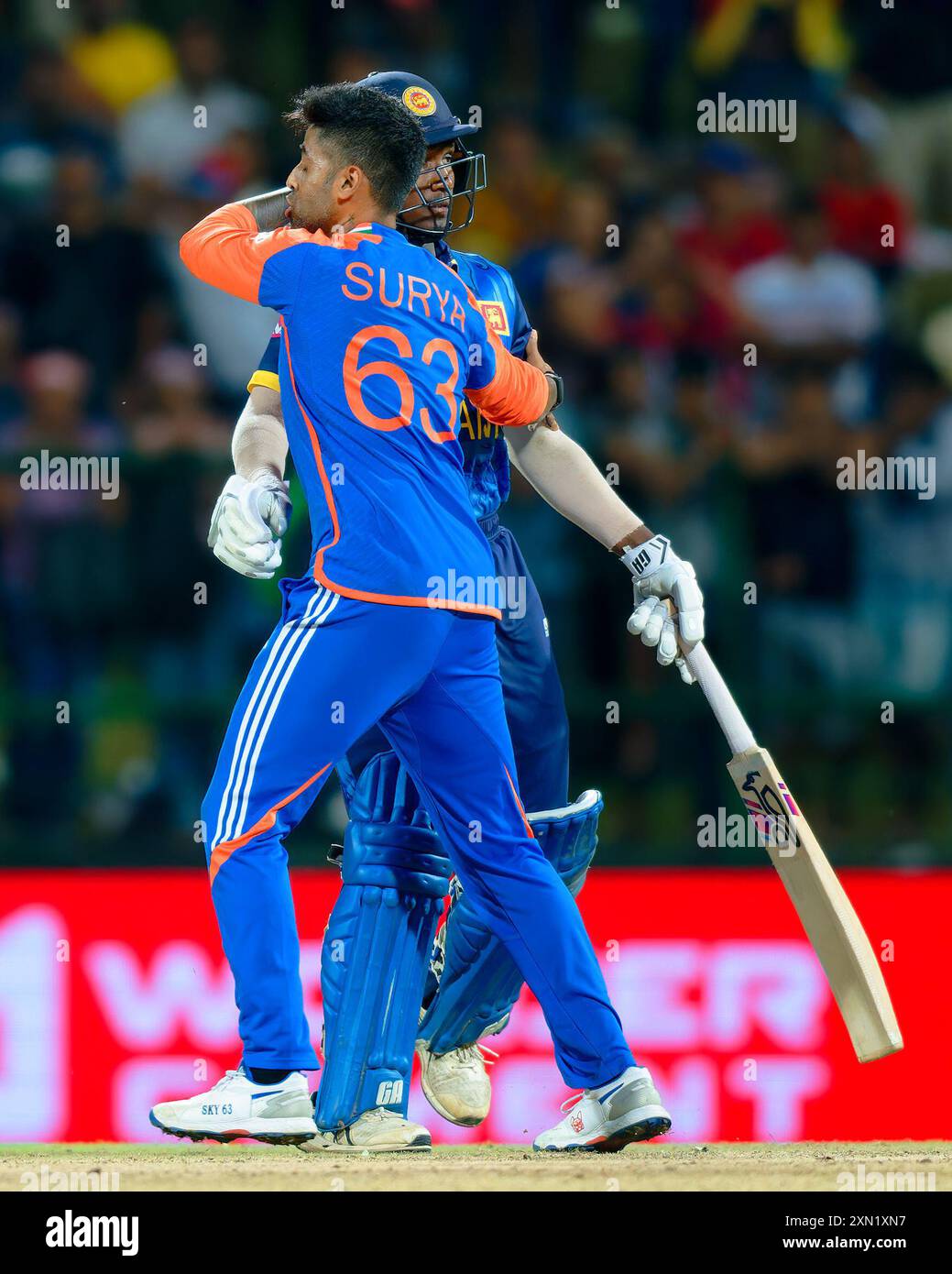 Kandy, Sri Lanka. 30th July 2024. India’s captain Suryakumar Yadav ...