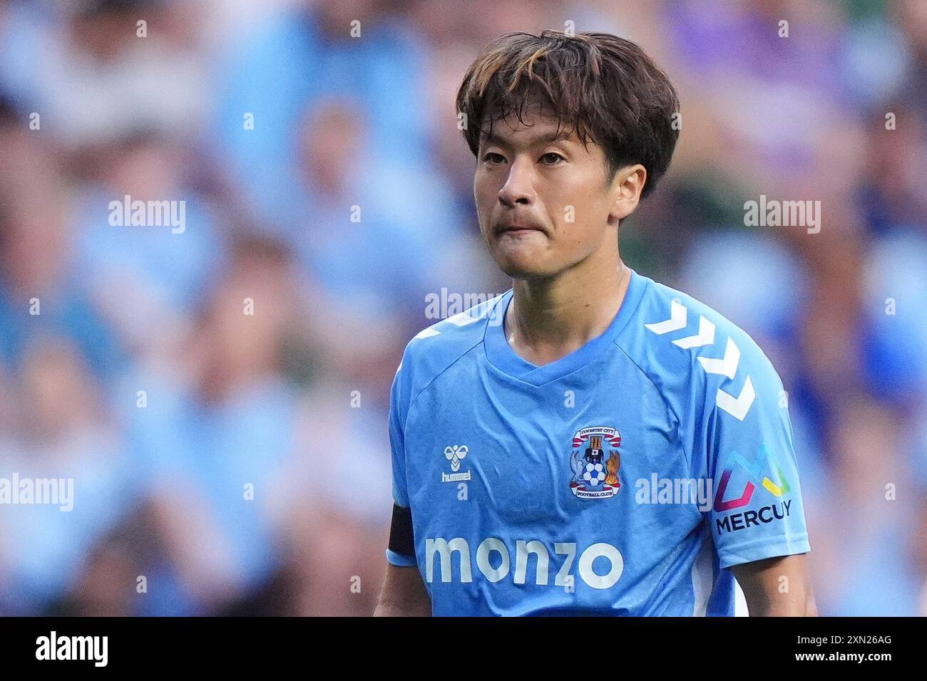 Coventry City's Tatsuhiro Sakamoto during the pre-season friendly match ...