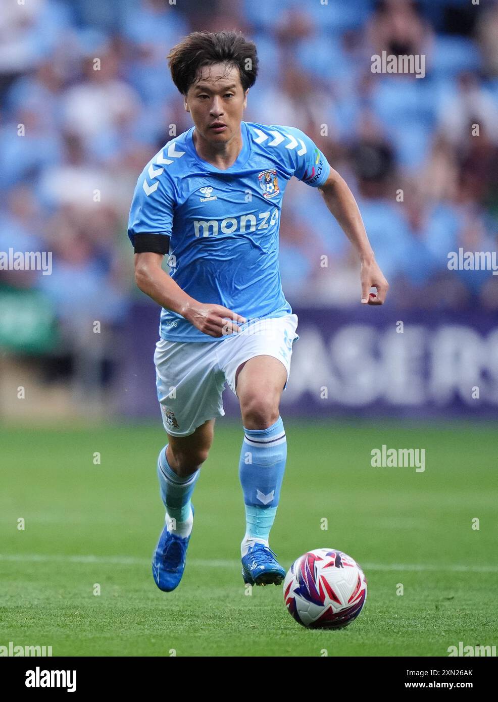 Coventry City's Tatsuhiro Sakamoto during the pre-season friendly match ...