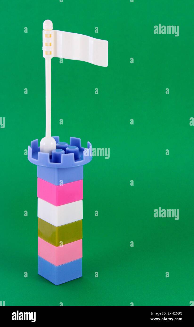 Tower made colorful game hi-res stock photography and images - Alamy