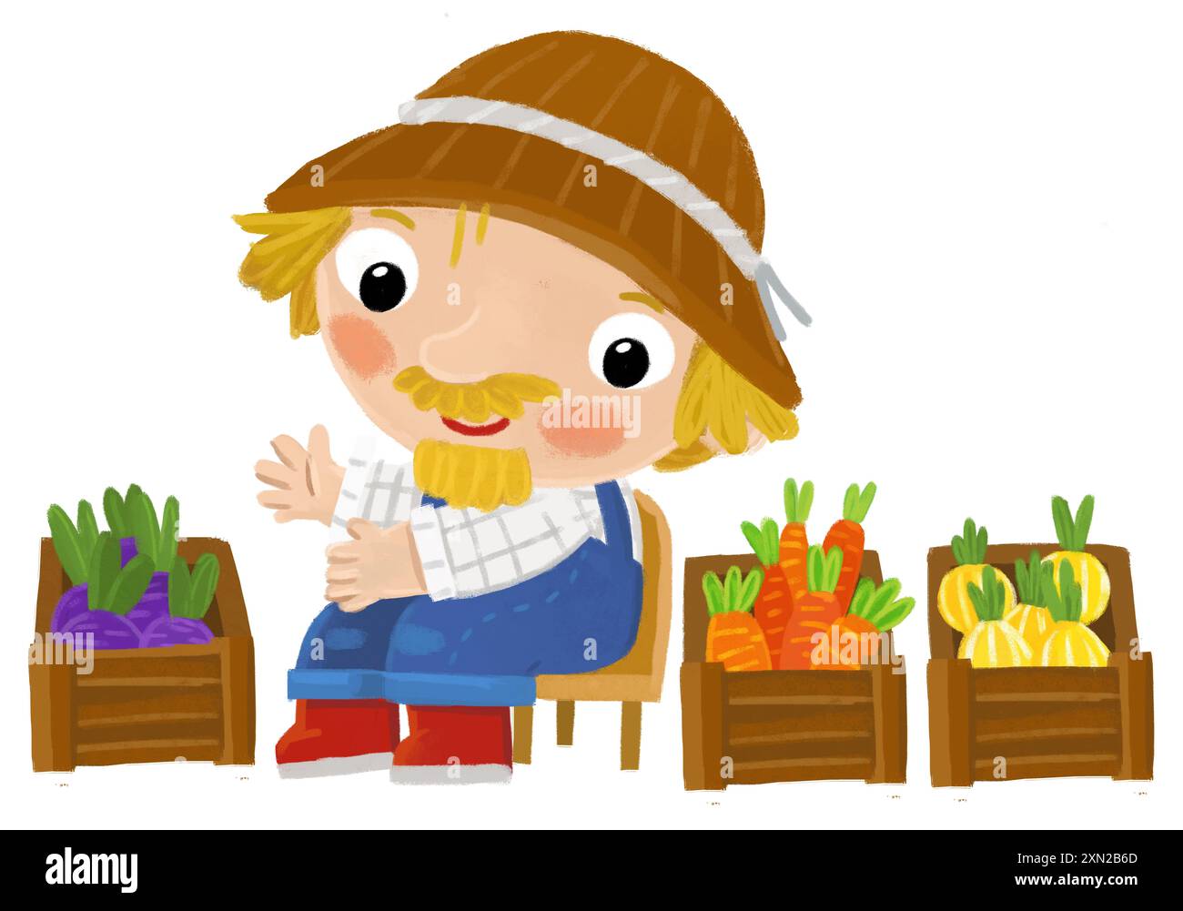 Kid Farmer Clipart