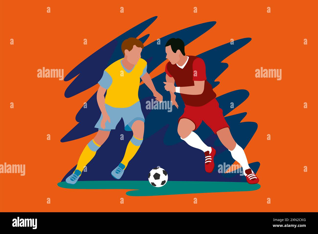 Team building or brainstorm vector concept illustration hi-res stock ...
