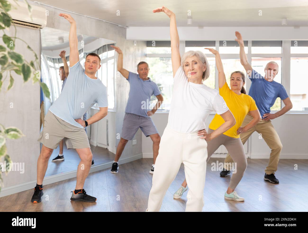 Woman participating in zumba hi-res stock photography and images - Alamy