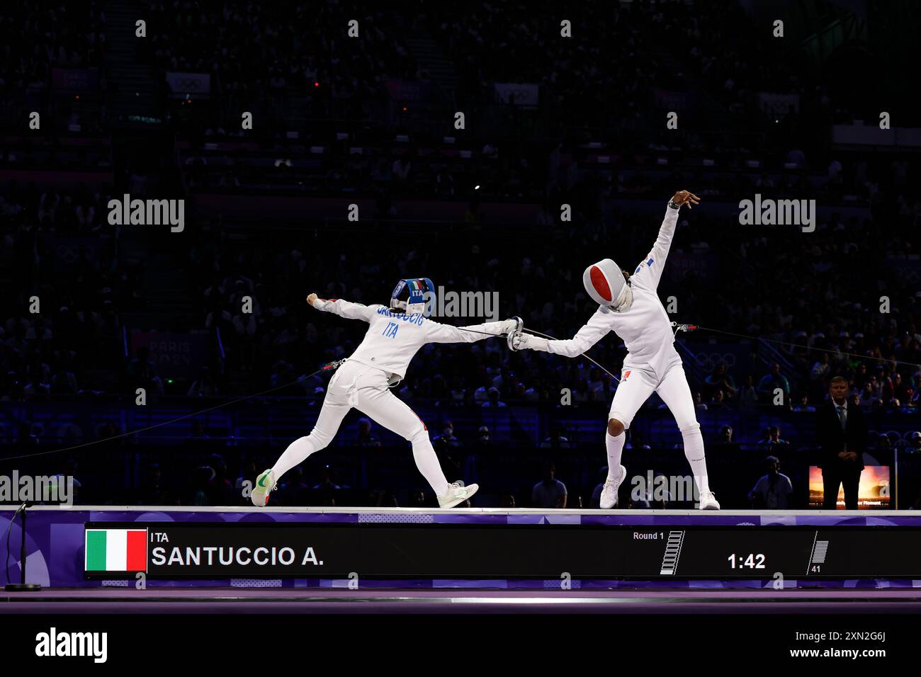 Fencing Women's Épée Team, during the Olympic Games Paris 2024 on 30 ...