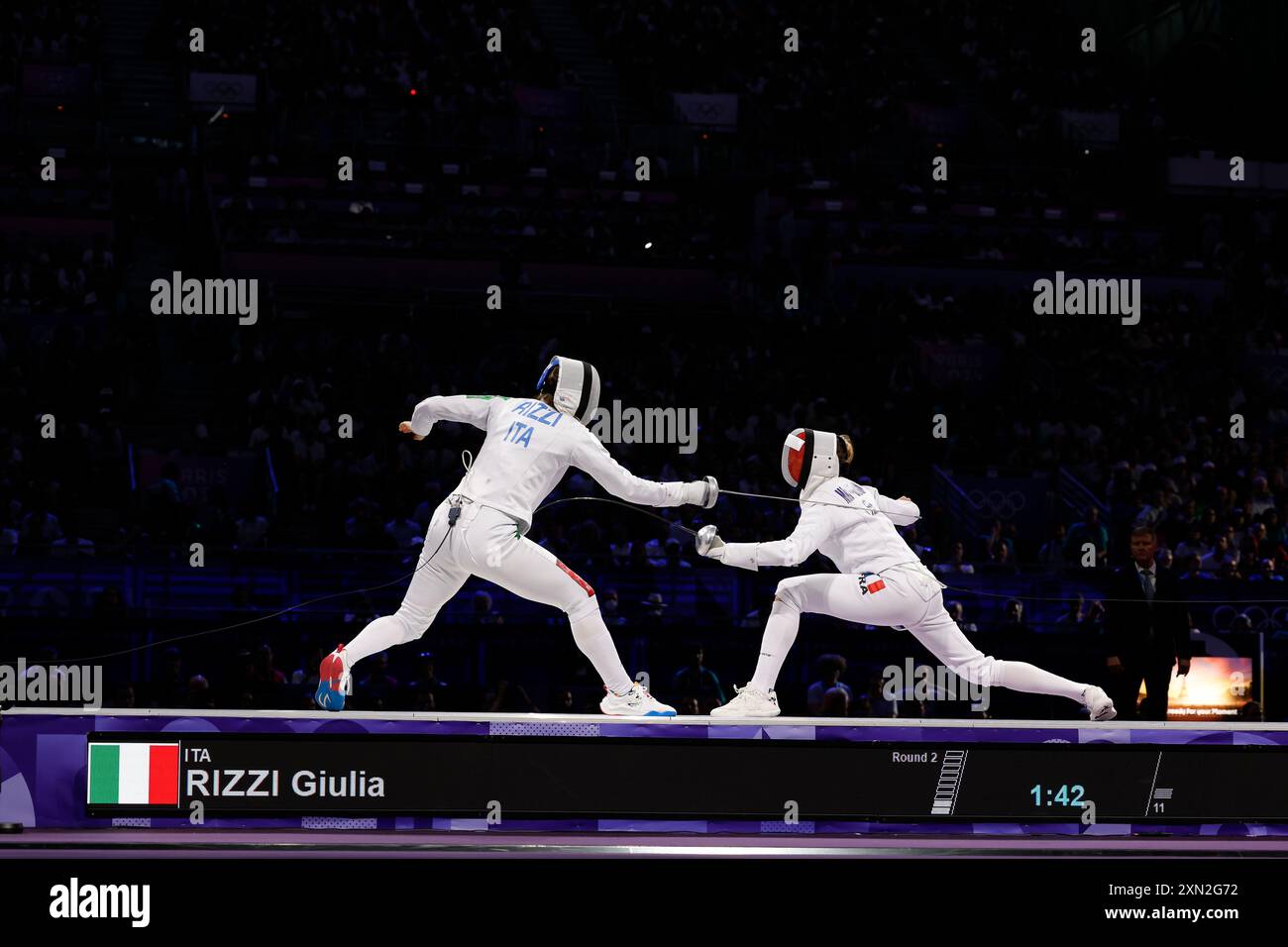 SANTUCCIO Alberta of Italy MALLO-BRETON Auriane of France, Fencing ...