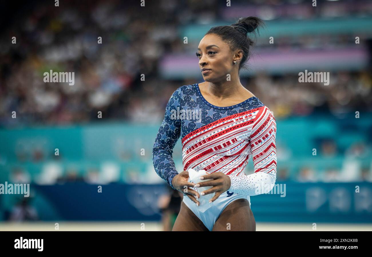 Paris, France. 30th Jul 2024. Simone Biles (USA) Paris 2024 Olympic ...