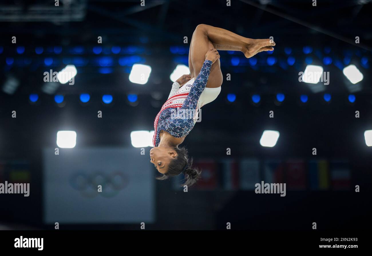 Paris, France. 30th Jul 2024. Simone Biles (USA) Paris 2024 Olympic ...