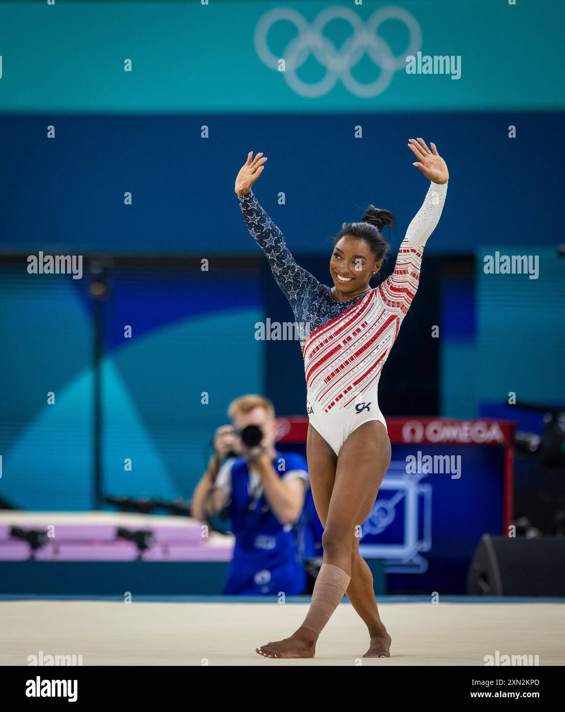 Paris 2024 gymnastics floor hi-res stock photography and images - Alamy