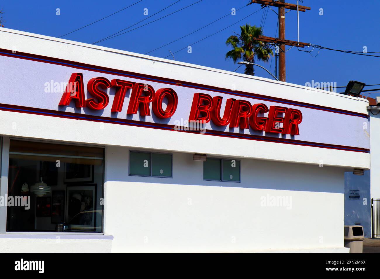 ASTRO BURGER, fast food restaurant located at 7475 Santa Monica Blvd ...