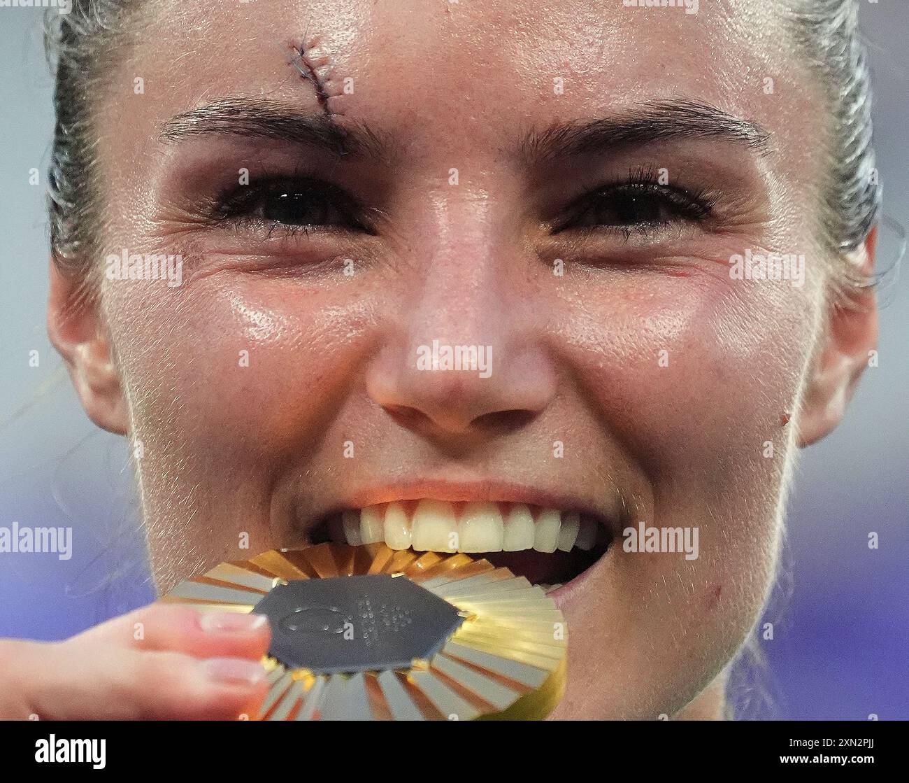 Paris, France. 30th July, 2024. Michaela Blyde of team New Zealand ...