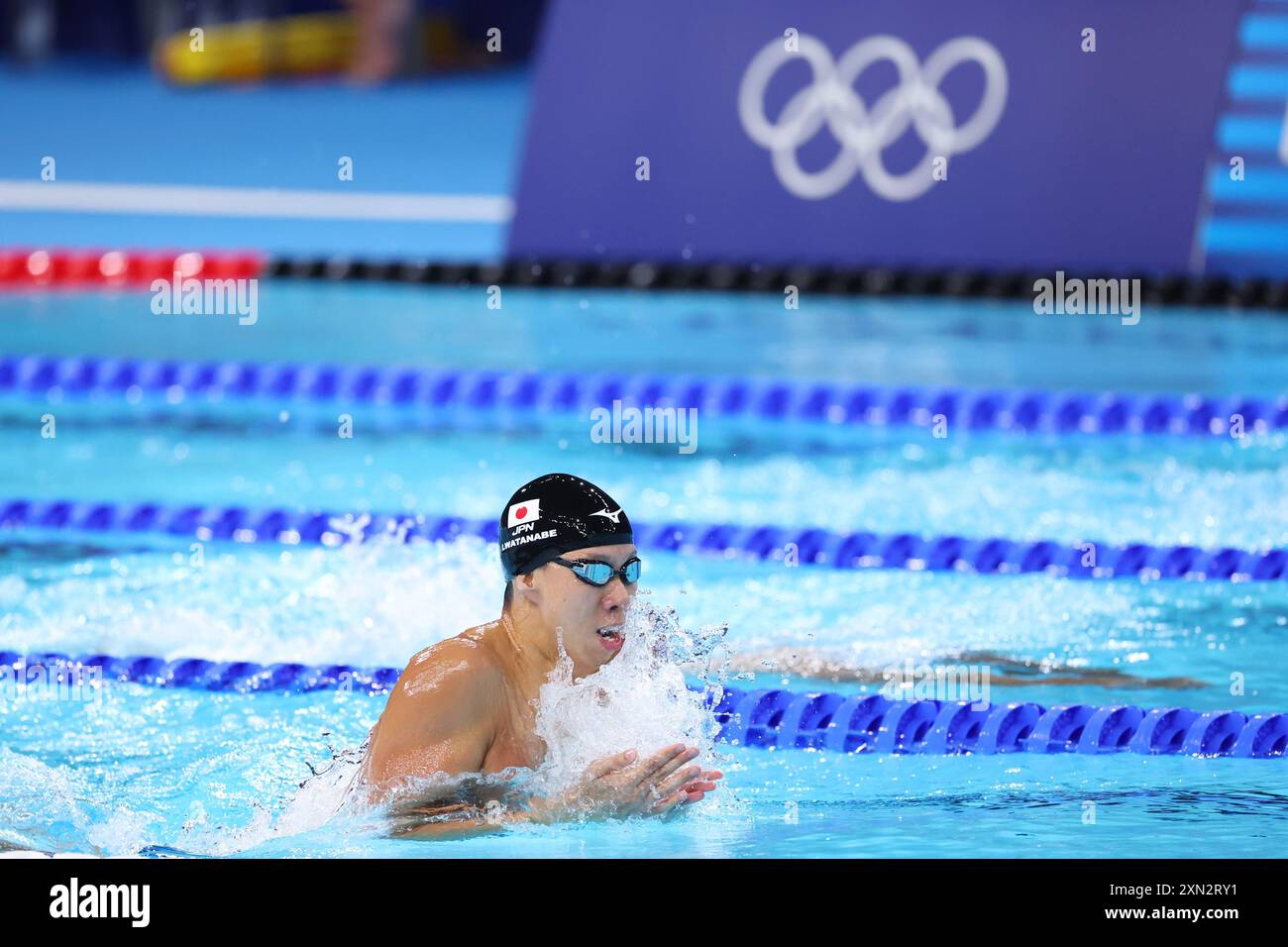 Nanterre, France. 30th July, 2024. Ippei Watanabe (JPN) Swimming : Men ...