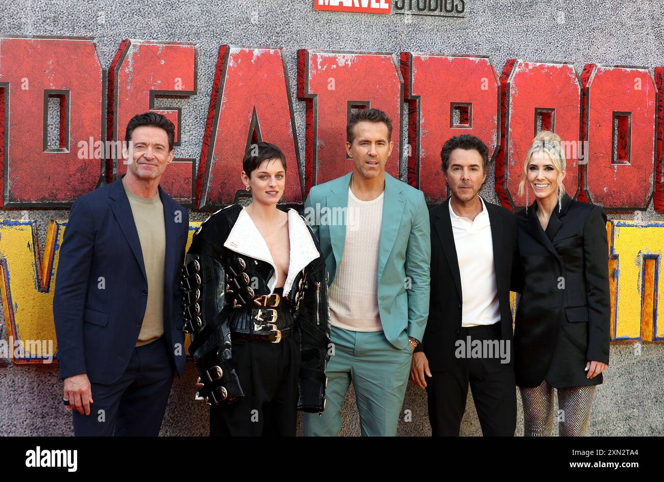Ryan Reynolds, Emma Corrin, Hugh Jackman, Shawn Levy and Wendy Jacobson ...