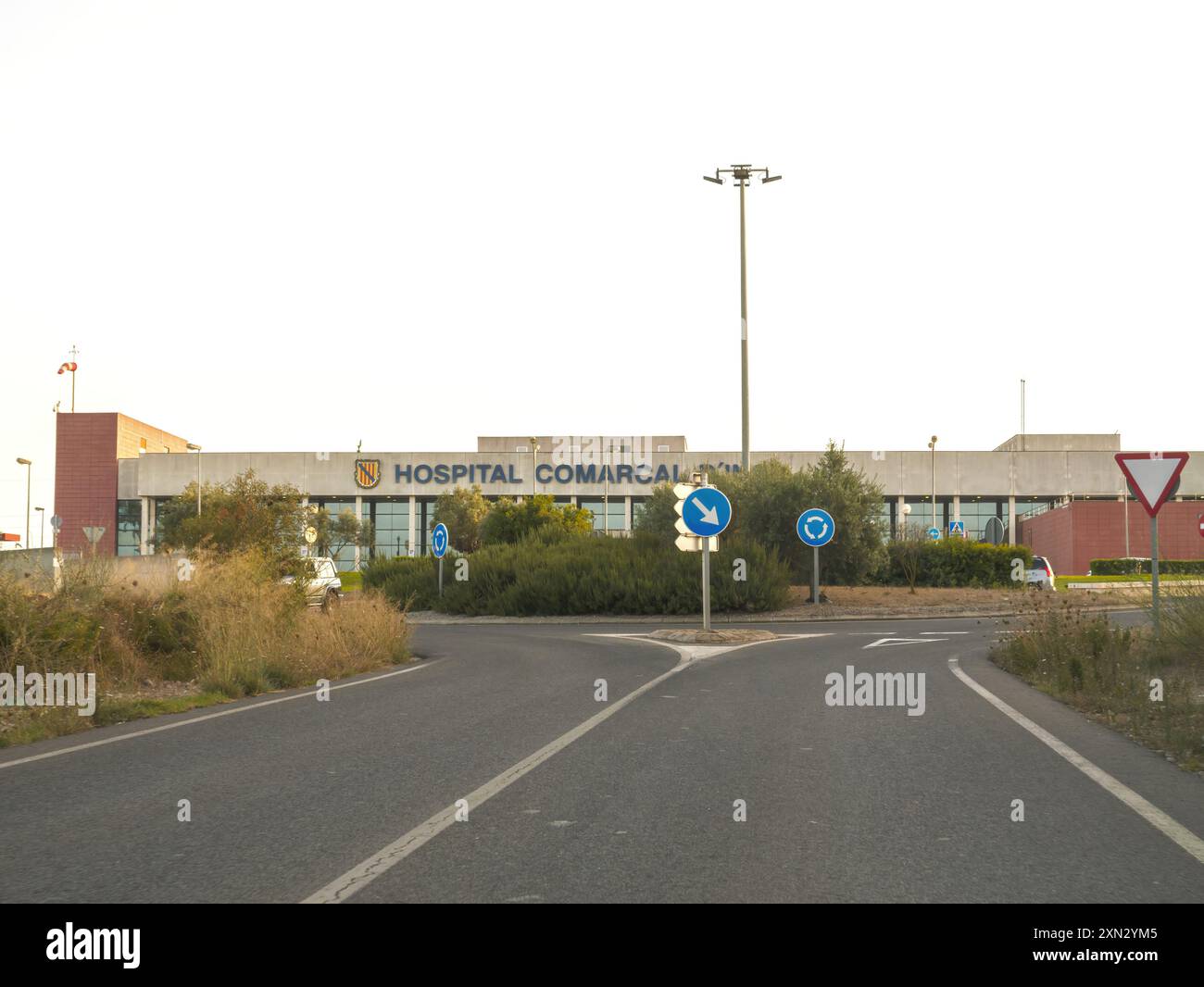 Inca, Spain - Jul 9, 2024: View of Hospital Comarcal de Inca from the ...