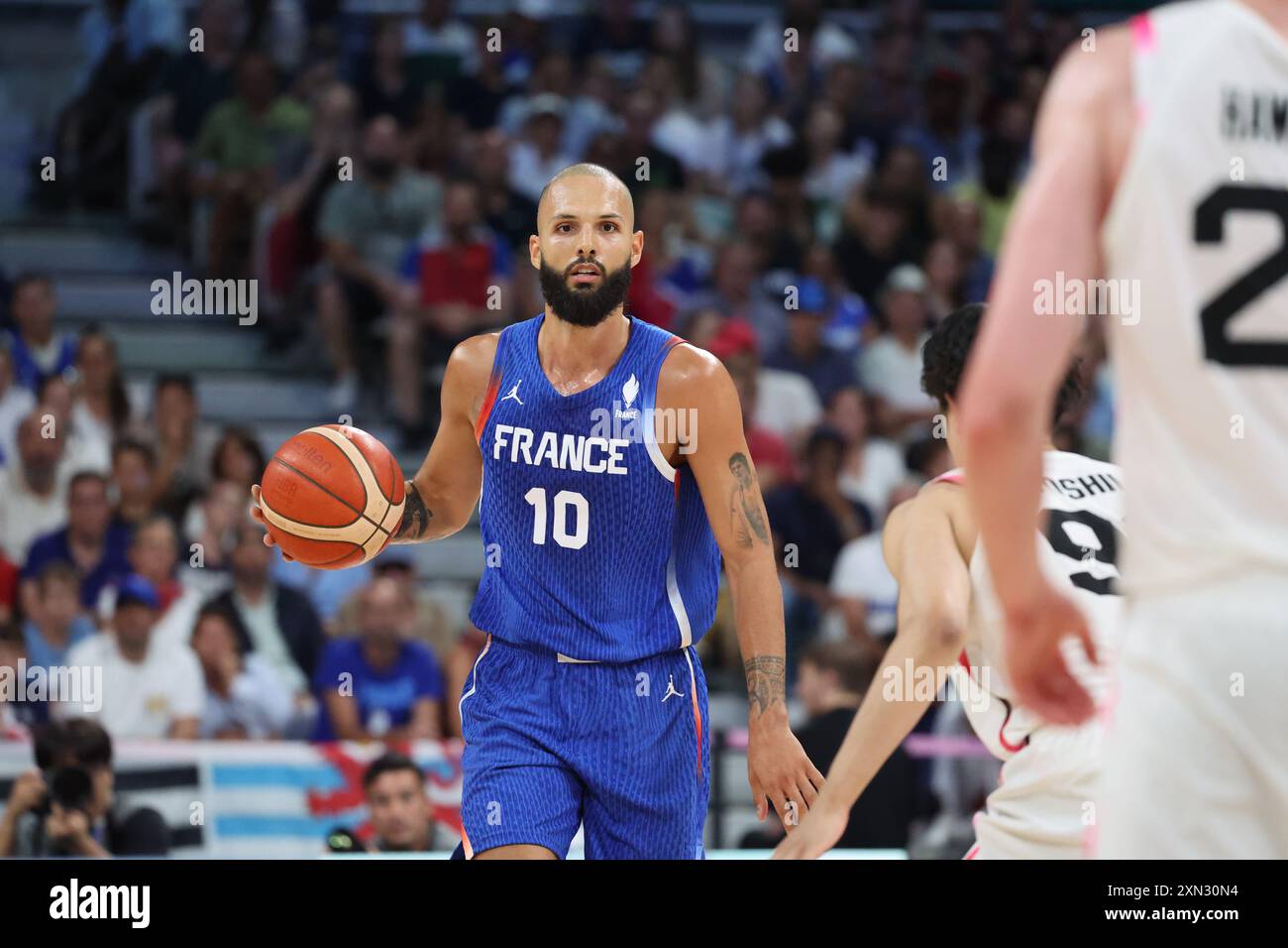 Evan Fournier of France, Basketball, Men's Group Phase - Group B ...
