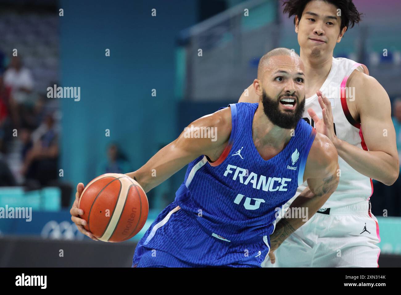 Evan Fournier of France, Basketball, Men's Group Phase - Group B ...