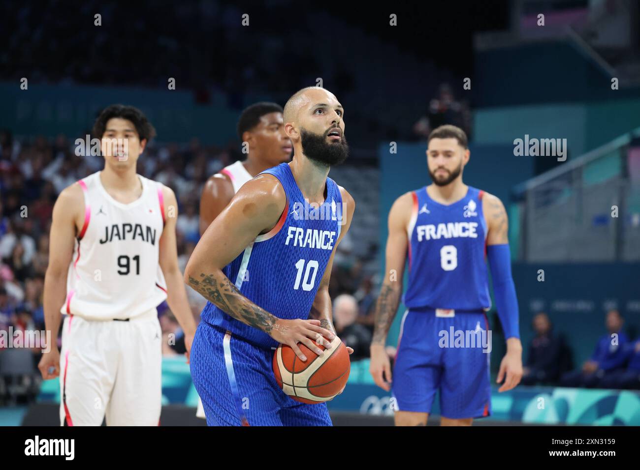 Evan Fournier of France, Basketball, Men's Group Phase - Group B ...