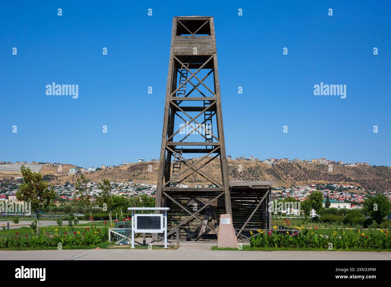 The world's first industrially drilled oil well (1846) in Baku ...